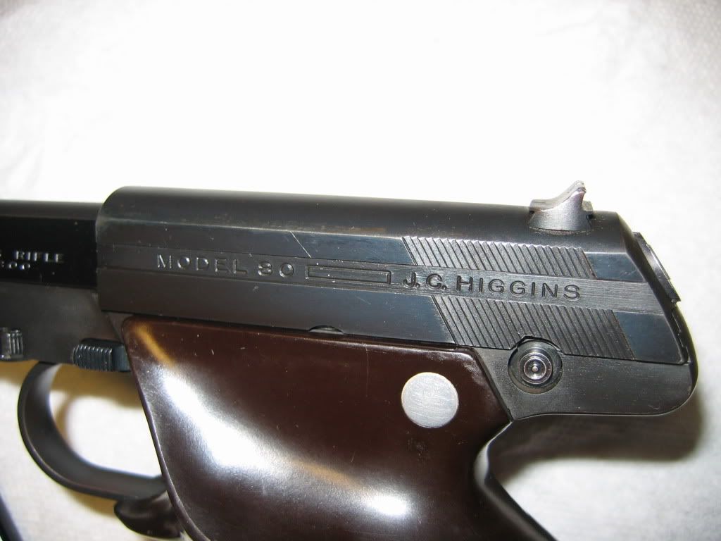 Value of a J.C. Higgins Model 80 .22LR semi-auto Pistol made by High ...